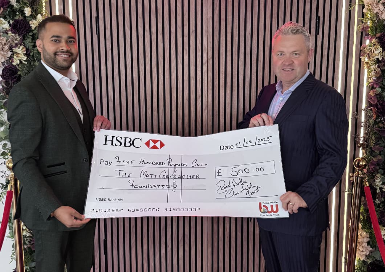 Bond Wolfe and Asha’s donate £500 to Goodwood 500 for Matt Gallagher ...