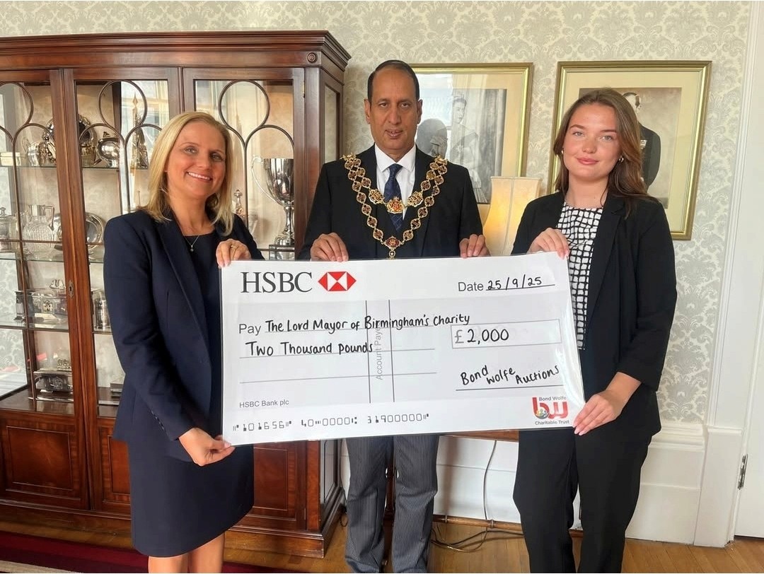 Bond Wolfe Auctions raise more than £17,000 for charity in 2025 - Bond ...